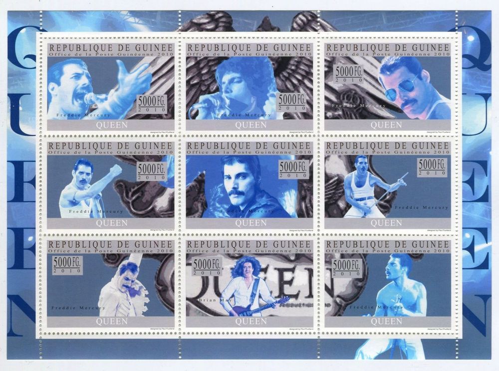 Block "Queen. Freddie Mercury". Guinea. (Neu und originalverpackt) in ...