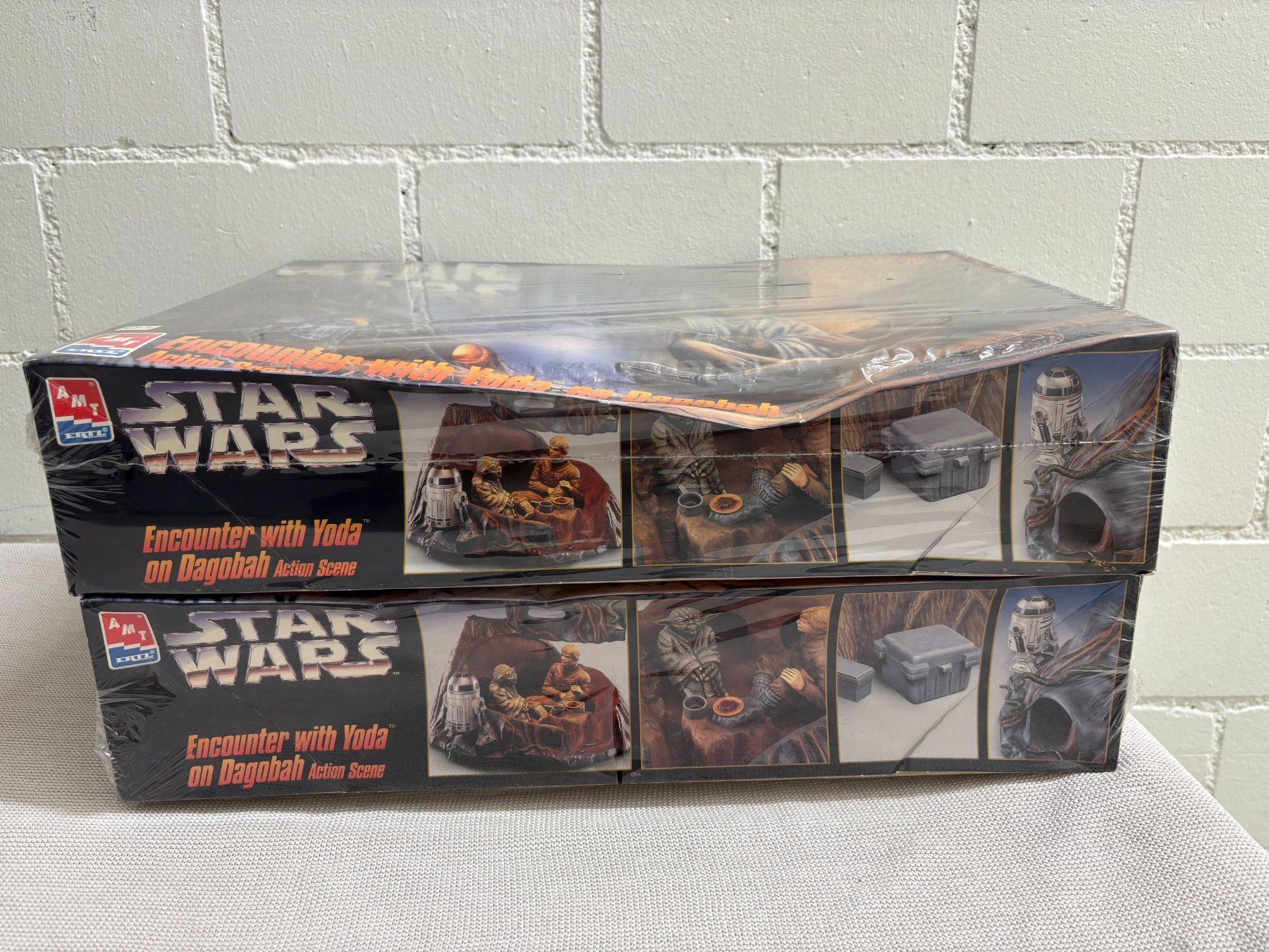 NEU AMT ERTL Modellbausatz1995-Encounter with Yodaon Dagobah (Neu und ...