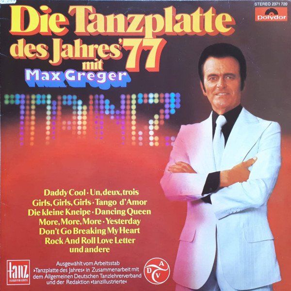 Max Greger – Die Tanzplatte Des Jahres' 77 Mit Max Greger (Gebraucht) in Brügg BE für CHF 3 ...