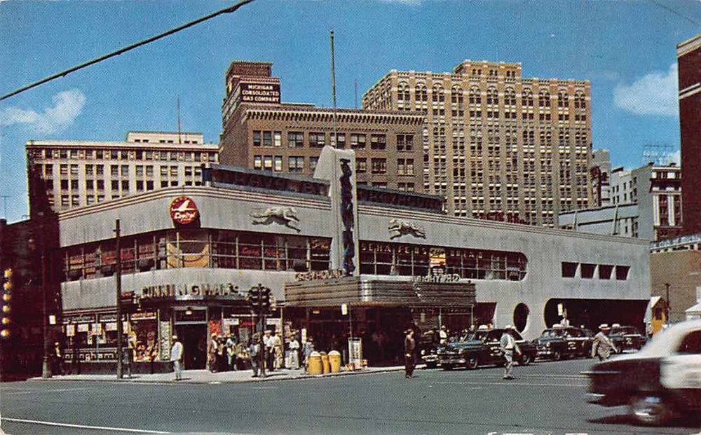 Ansichtkarte Flugpost AIR LINES TERMINAL DETROIT 1954 | Kaufen auf Ricardo