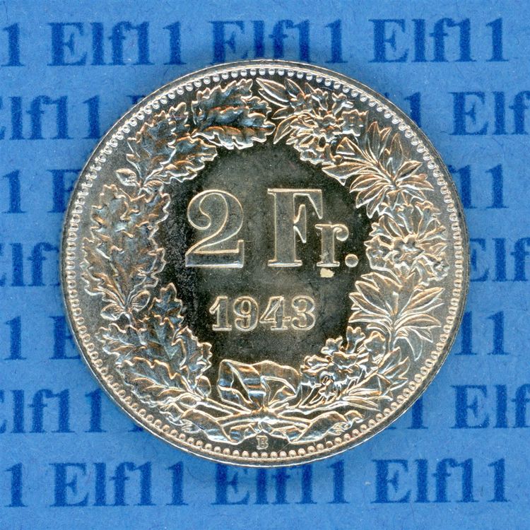 CHF___2.00 1943 stgl 2 Franken (Neu (gemäss Beschreibung)) in Widnau für CHF 35 – mit Lieferung ...