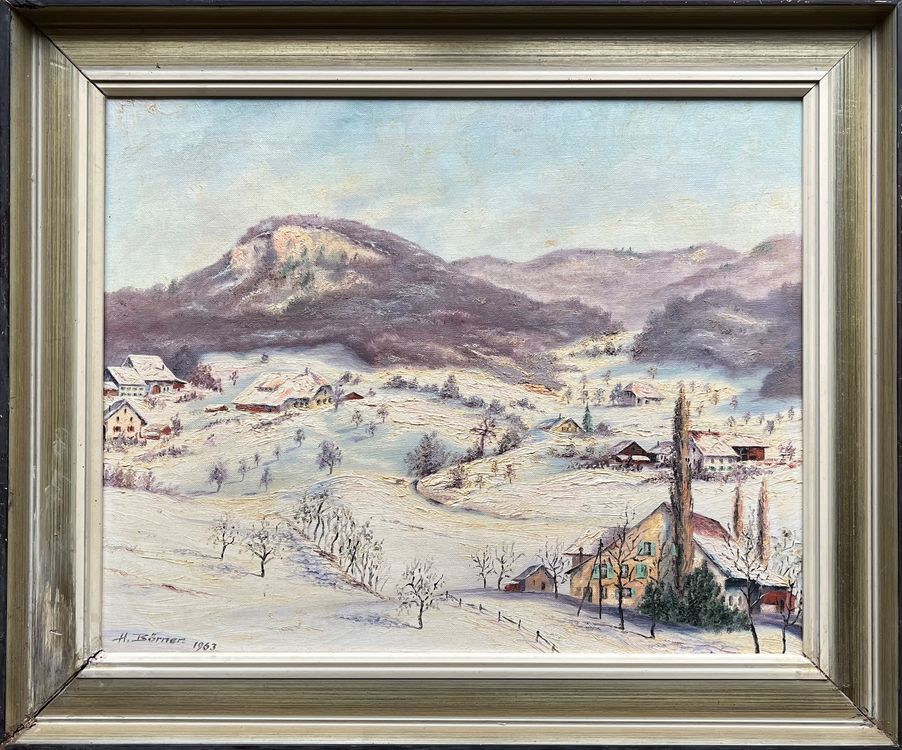 Winterlandschaft Signiert (Gebraucht) in Zürich für CHF 45 – mit Lieferung auf Ricardo kaufen