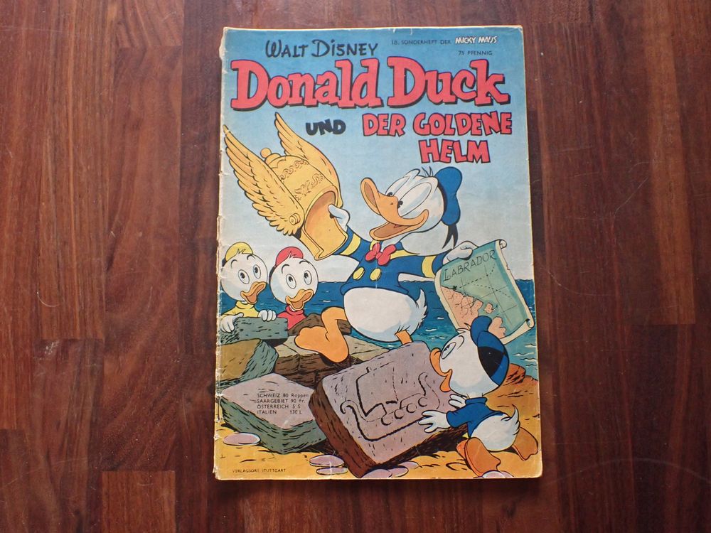 altes Disney`s DONALD DUCK Sonderheft 18 Der Goldene Helm (Gebraucht ...