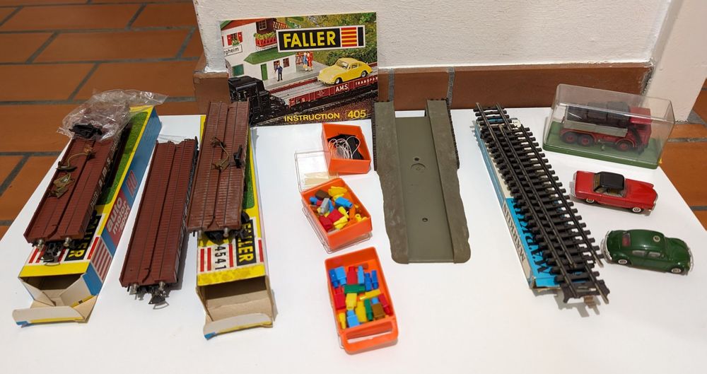 Faller Container Terminal + Car etc (408 bzw 402 406 etc) (Difettoso) a ...