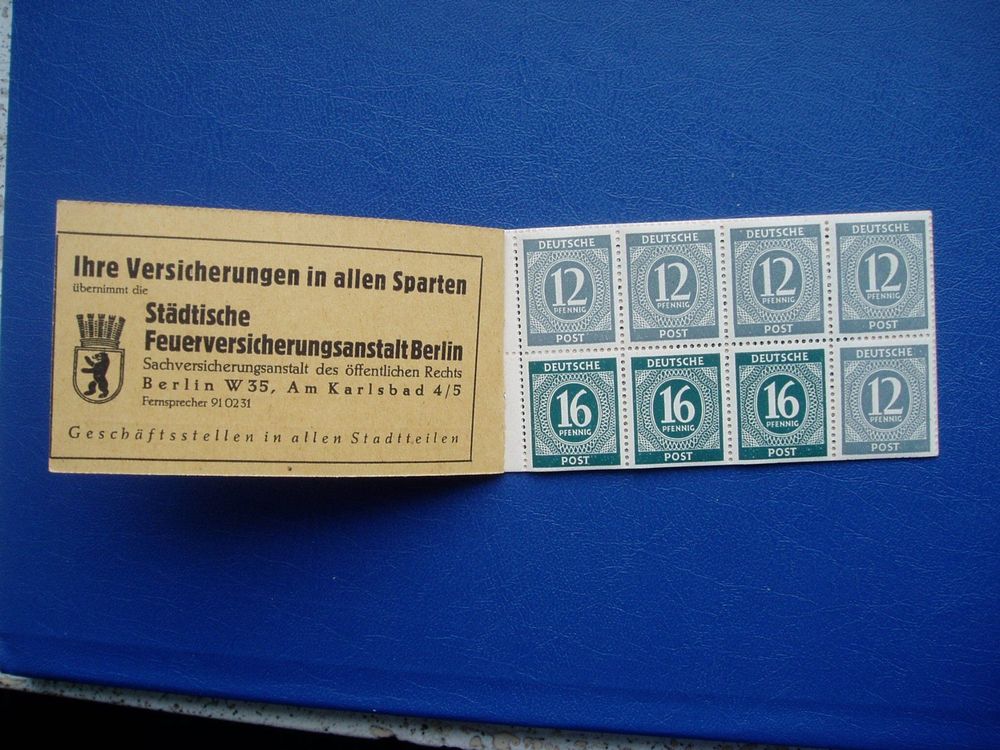 1946 Briefmarkenheftchen Deutsche Post Top Erhaltung ** | Kaufen auf ...