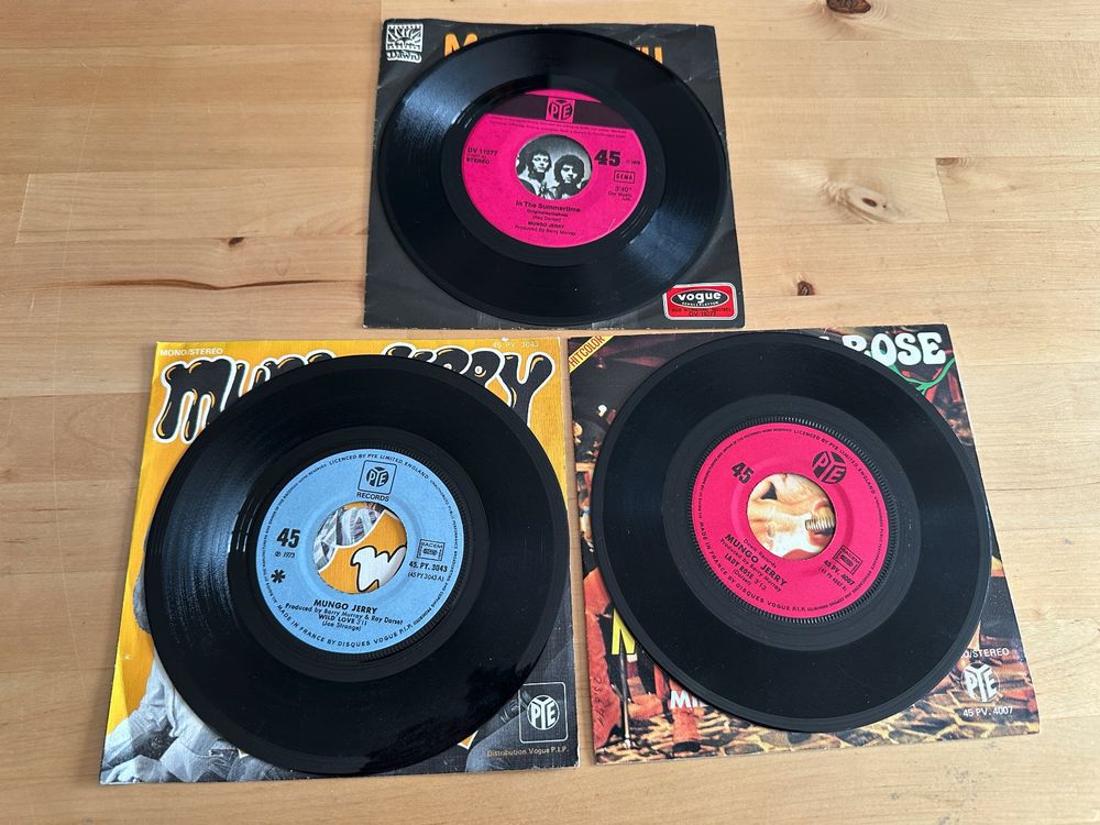 MUNGO JERRY tolle Singls Kult Hits 70's In the summertime (Gebraucht ...