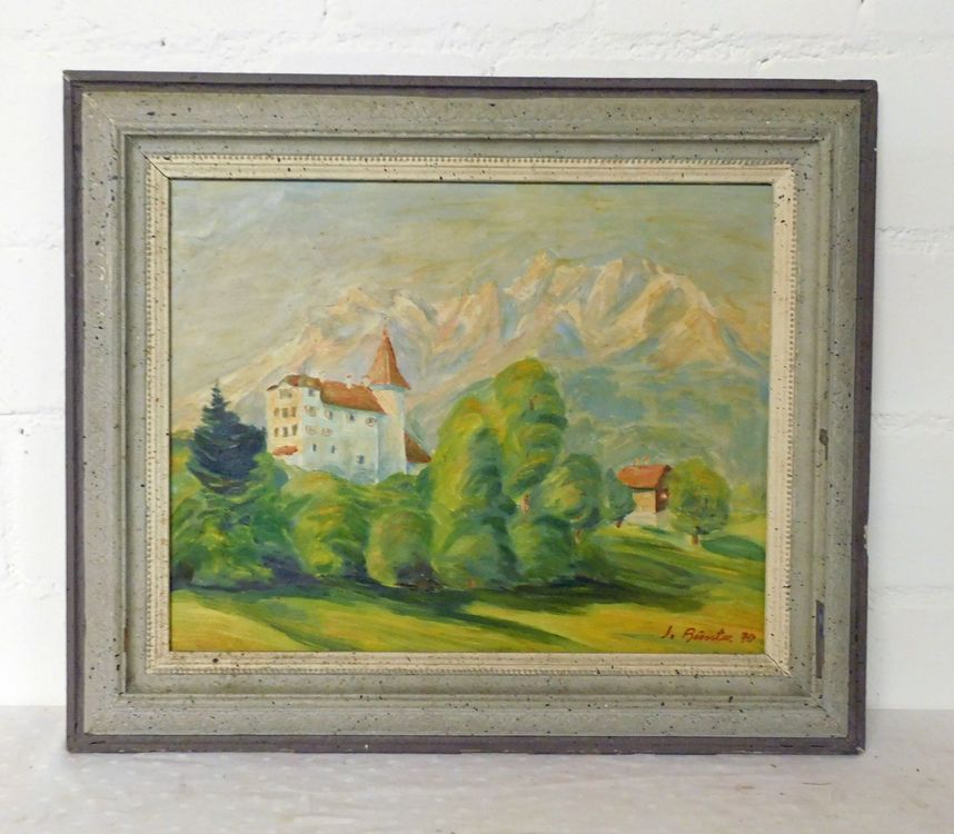 Rausverkauf - Kunst - Landschafts Gemälde sign Bünter 70 (Gebraucht) in Sursee für CHF 50 – nur ...