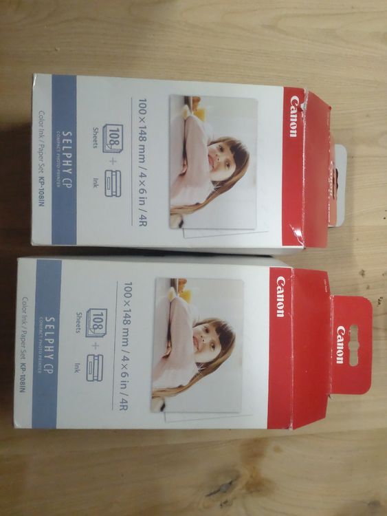 CANON SELPHY color ink paper set KP-108N cartouche papier (Neuf (Voir ...