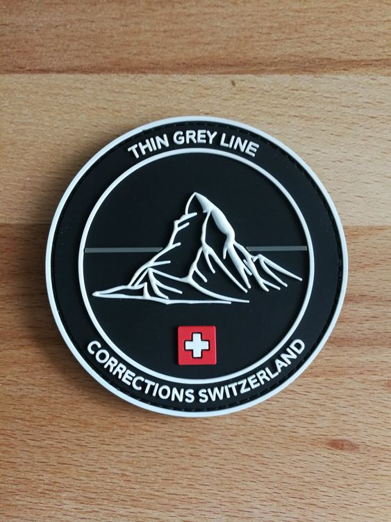 Badge Corrections Switzerland "Thin Grey Line" (Justiz) (Neu (gemäss Beschreibung)) in Luzern ...
