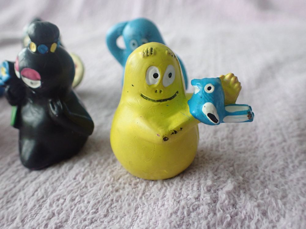 10 schöne alte BARBAPAPA Figuren aus Kunststoff BARBAMAMA (Gebraucht ...