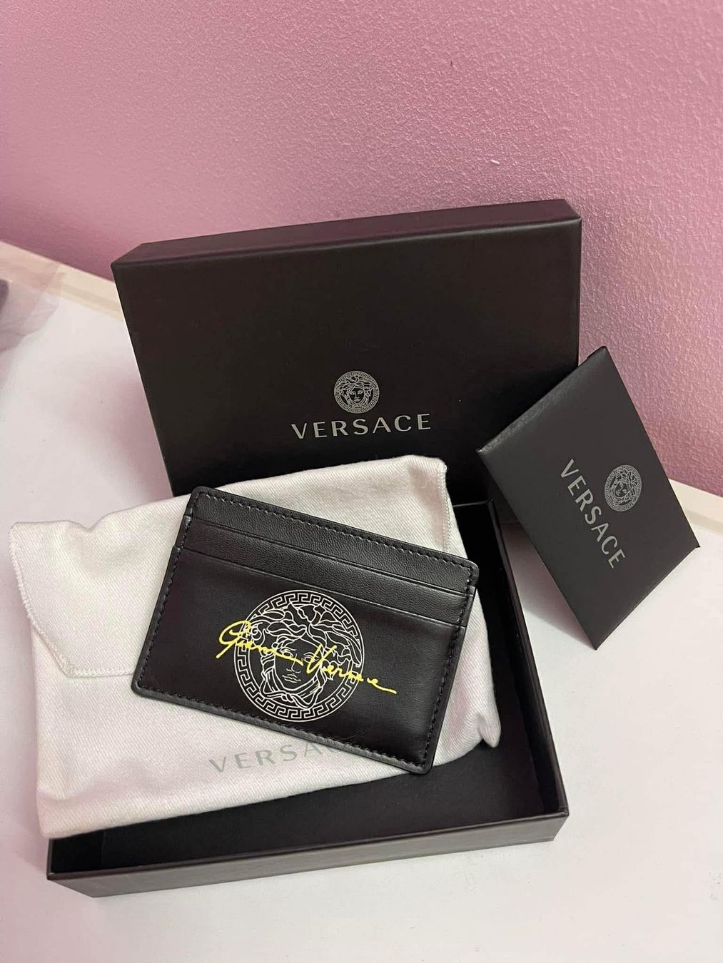 Porte-cartes Versace authentique - Comme neuf, rare! (Neuf avec ...