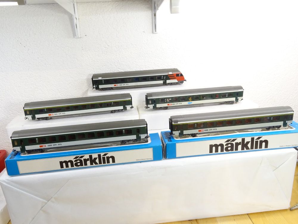 Märklin SBB Personenzug EWIV mit Steuerwagen, H0,WS/AC (Gebraucht) in Wohlen für CHF 152 – mit ...