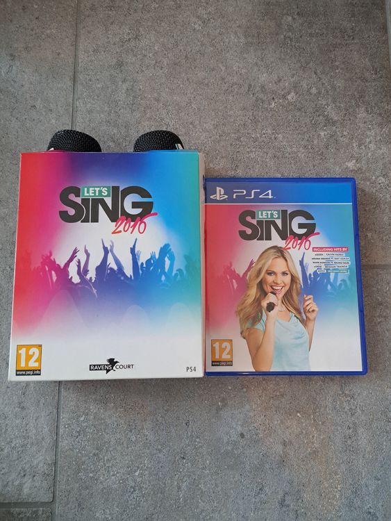 PS4 Sing star 2016 mit zwei Mikros | Kaufen auf Ricardo