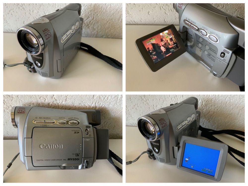CANON Mini DV Camcorder MV 850i mit Zubehör und Tasche | Kaufen auf Ricardo
