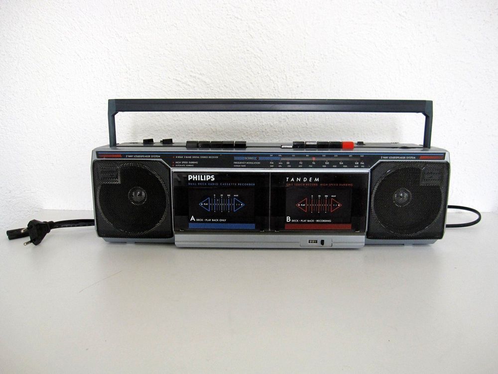 Philips Tandem Kassettenrecorder D8068 (Gebraucht) in ...