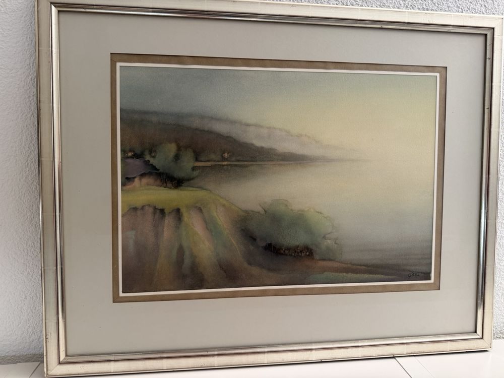Geissberger Original Aquarell-Malerei im Rahmen (Gebraucht) in ...