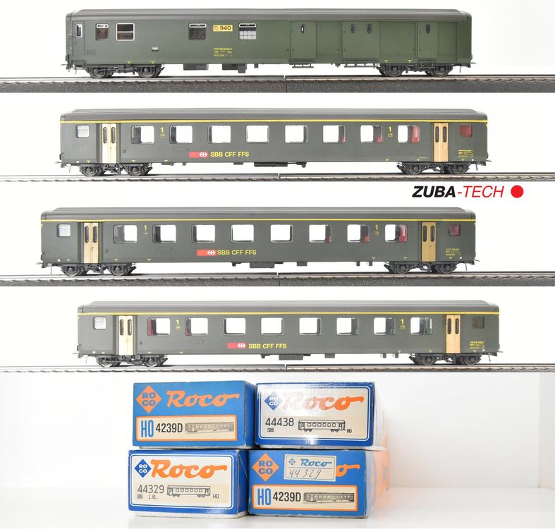 Roco 4x Personenwagen EW II der SBB H0 WS mit OVP (Gebraucht) in St. Gallen für CHF 49 – mit ...