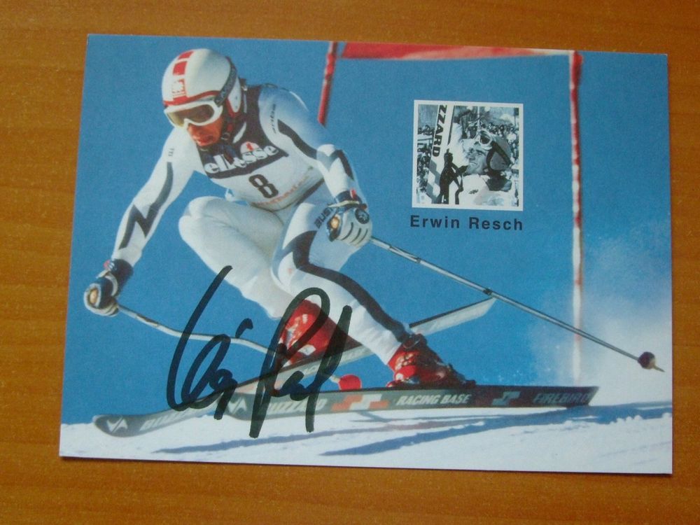 ERWIN RESCH (AUT) AUTOGRAMMKARTE (Gebraucht) in Schachen b. Reute für ...