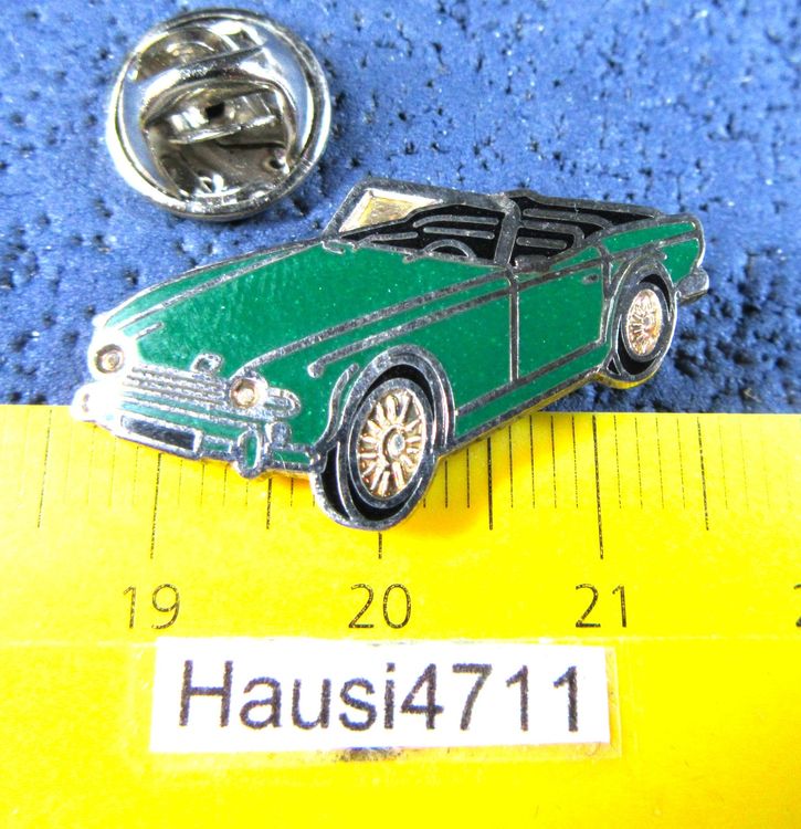 TRIUMPH TR4 CABRIO GRÜN ENAMEL PIN OLDTIMER AUTO (Gebraucht) in ...
