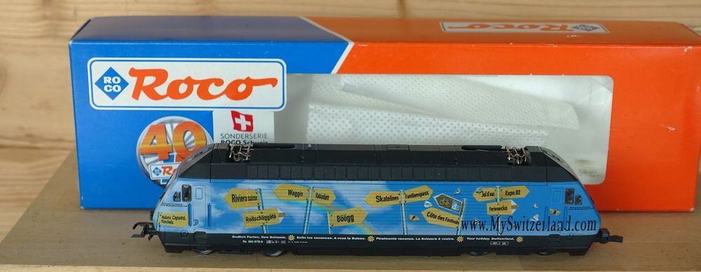 SBB-CFF Re460, CH Tourismus, Roco Art. 43656, DC analog. (Gebraucht) in ...