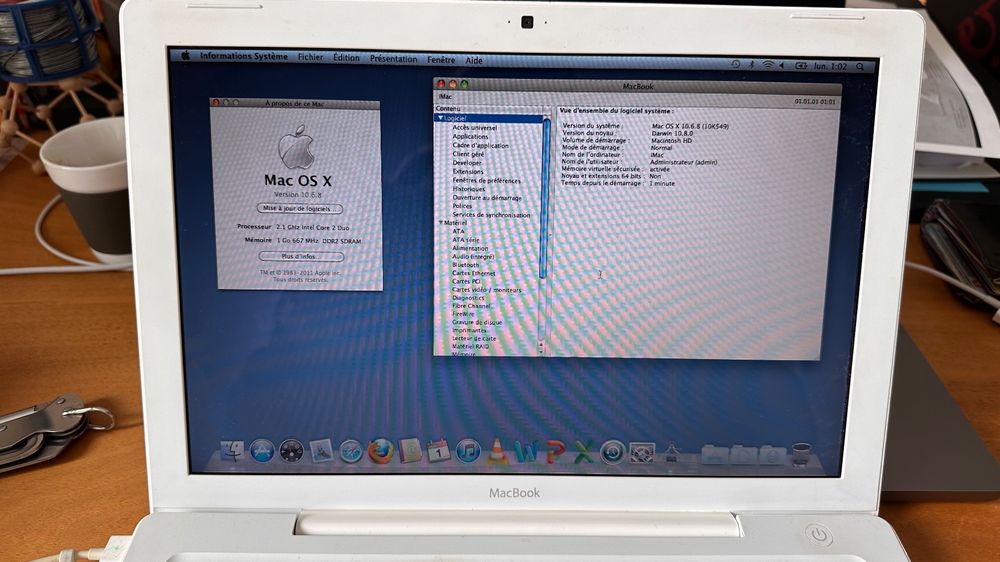 3rd Apple MacBook 2ghz coreduo 1gb ram 120hdd | Kaufen auf Ricardo