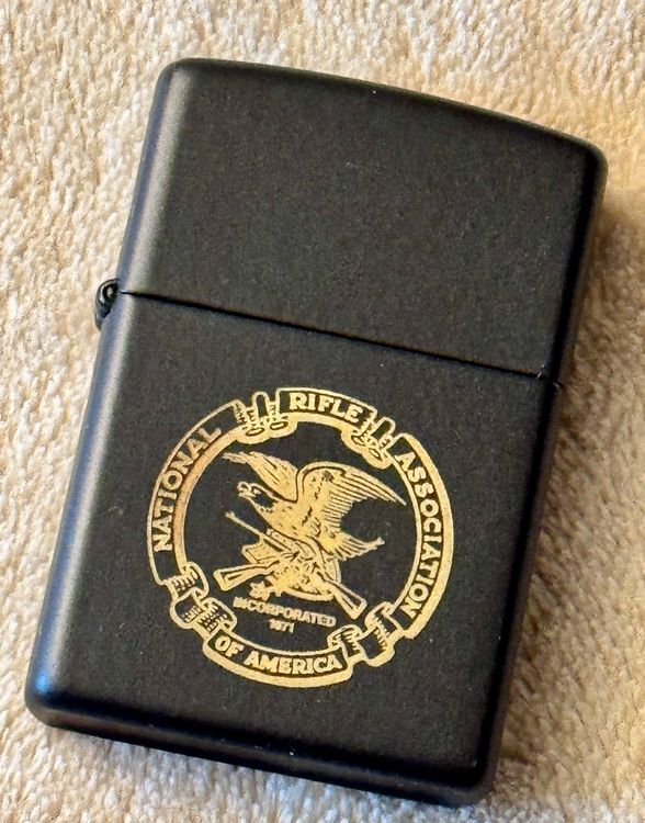 ZIPPO der National Rifle Association neu, unbenutzt rar (Neu (gemäss ...
