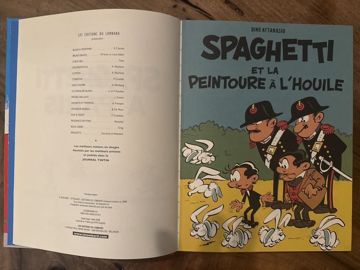 Comic: Spaghetti A Paris, Nostalgie pur! Top Zustand! (Neu (gemäss ...