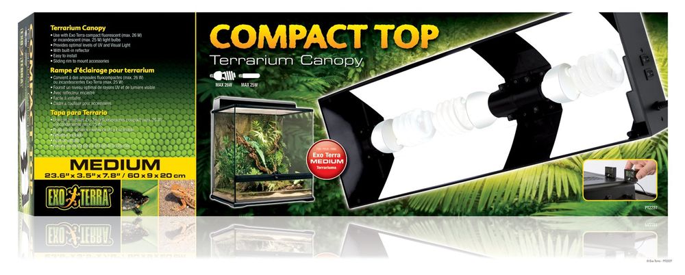Exo Terra Compact Top Medium 60 x 9 x 20 cm PT2227 (Gebraucht) in ...