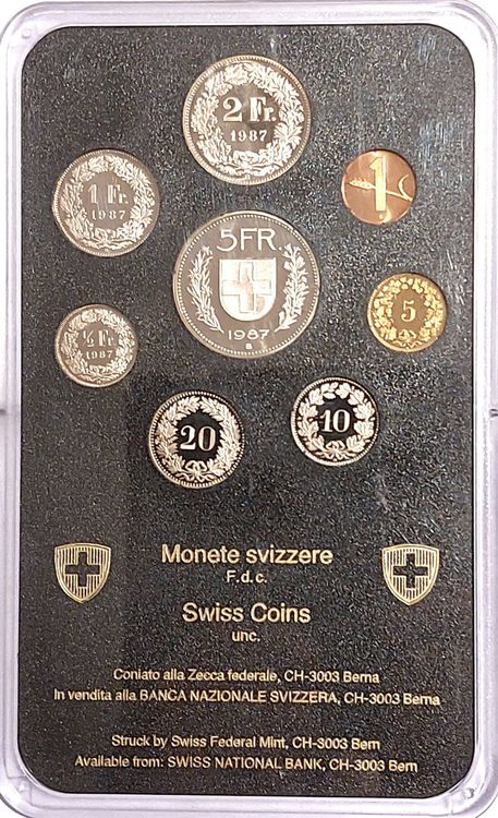 Münzsatz Schweiz 1987 stgl | Kaufen auf Ricardo