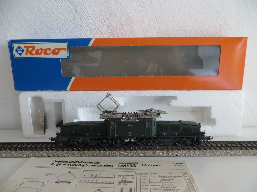 Roco H0: Krokodil Be 6/8 II der SBB, Kat-Nr. 43940, WS, OVP (Gebraucht) in St.Gallen für CHF 86 ...