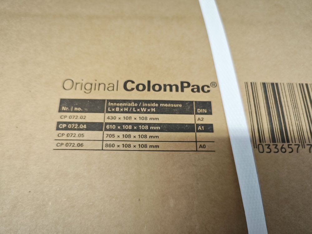 10x ColomPac CP072.04 Universalverpackung Karton 610x108x108 (Neu (gemäss Beschreibung)) in ...
