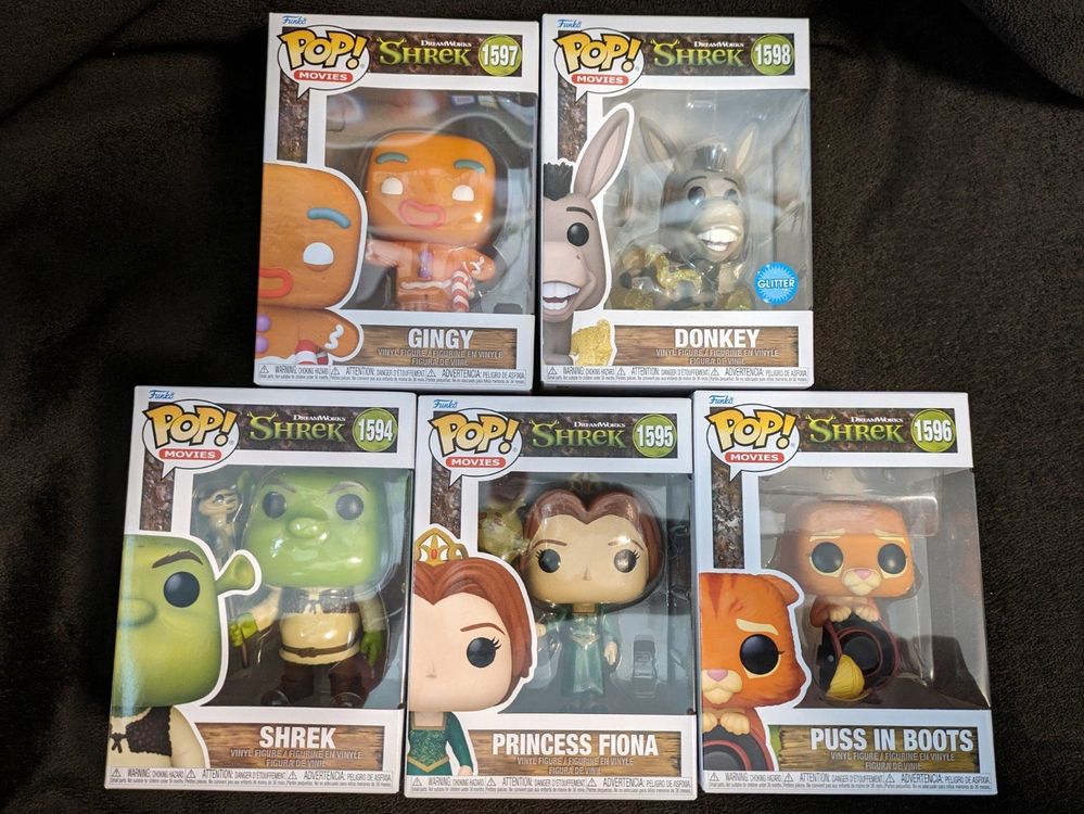 Funko Pop! Dreamworks Shrek Collection - 5 Pops (Neu und ...
