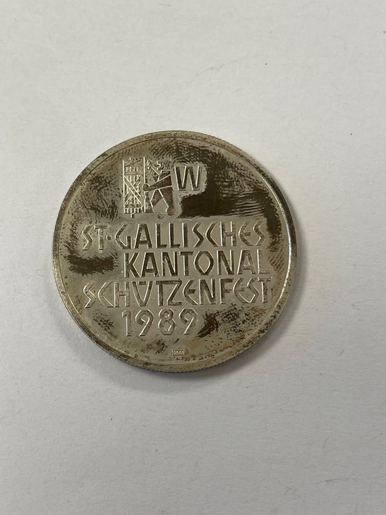 medaille 900 silber (121) (Gebraucht) in Bonstetten für CHF 9 – mit Lieferung auf Ricardo kaufen