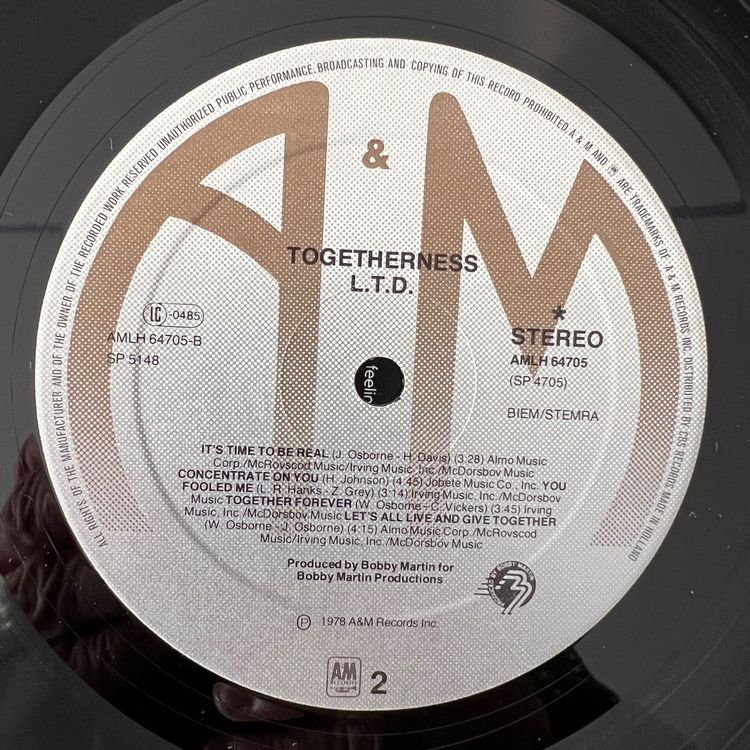 L.T.D. - Togetherness / NL 1978 (Gebraucht) in Gais für CHF 4.5 – mit ...