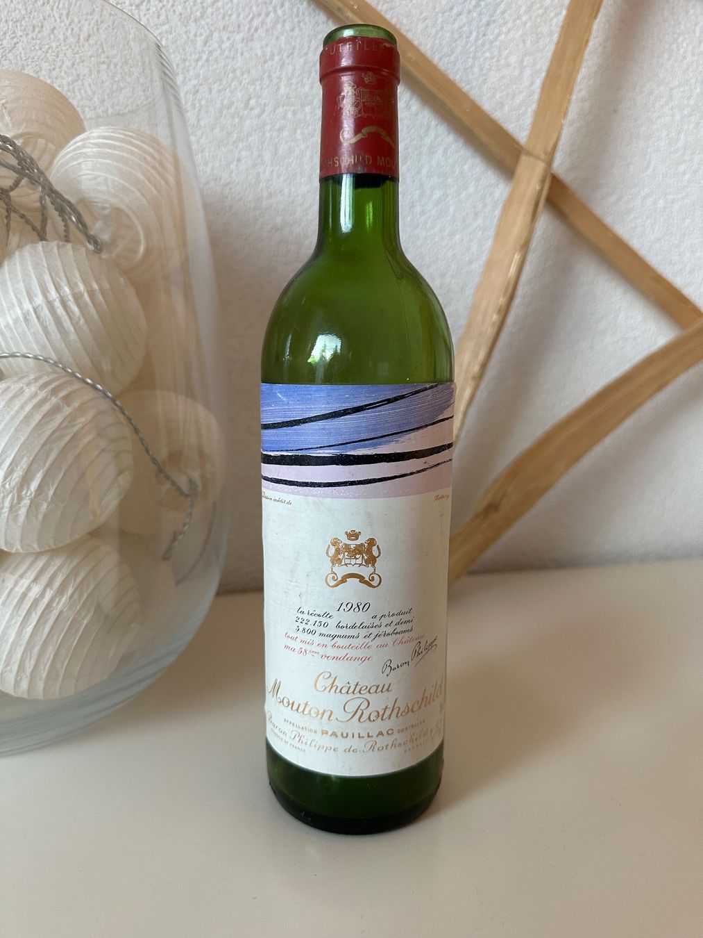 Château Mouton Rothschild 1980 / bouteille vide ! (D'occasion) à Yens ...