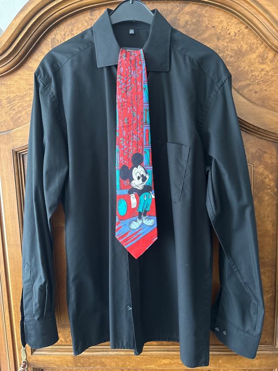 Disney Mickey Mouse Krawatte mit Hemd Eterna Noir | Kaufen auf Ricardo
