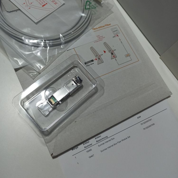 Sunrise Internet Box & Fiber Modul Set | Kaufen auf Ricardo