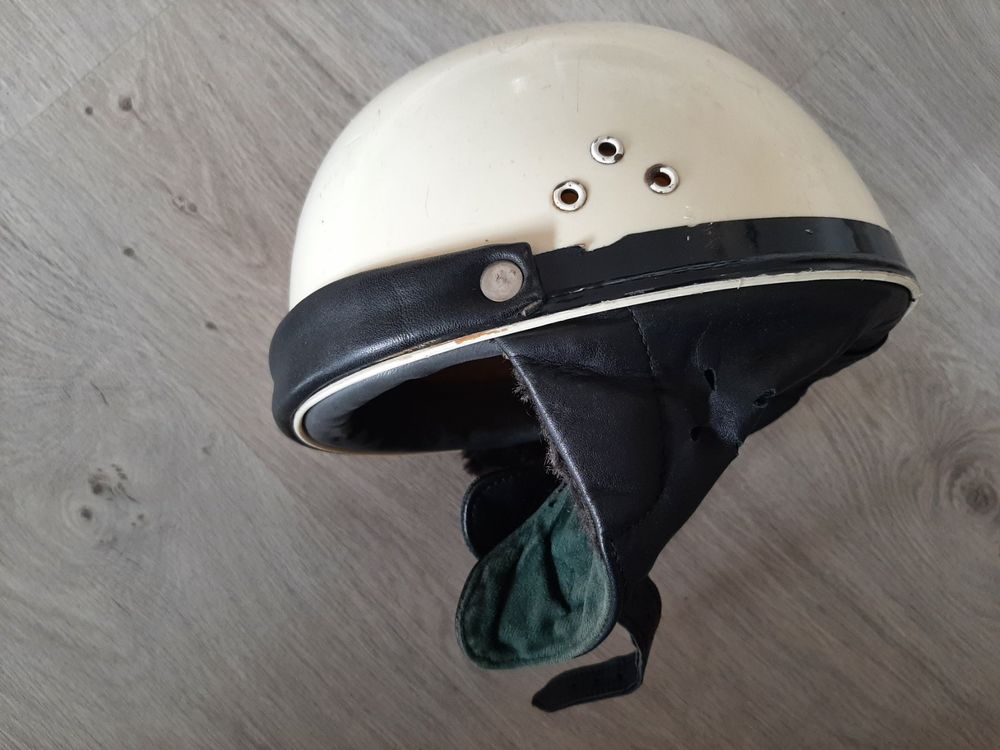 50er 60er Jahre Oldtimer Helm orig. Haelson Halbschalenhelm (Gebraucht ...