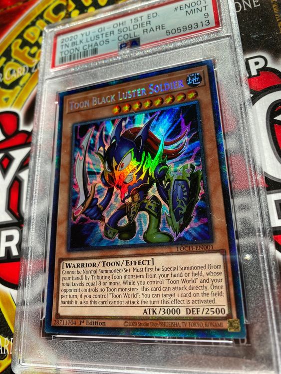 Yu-Gi-Oh! COLLECTOR‘S RARE TOON BLACK LUSTER SOLDIER PSA9 | Acheter sur ...