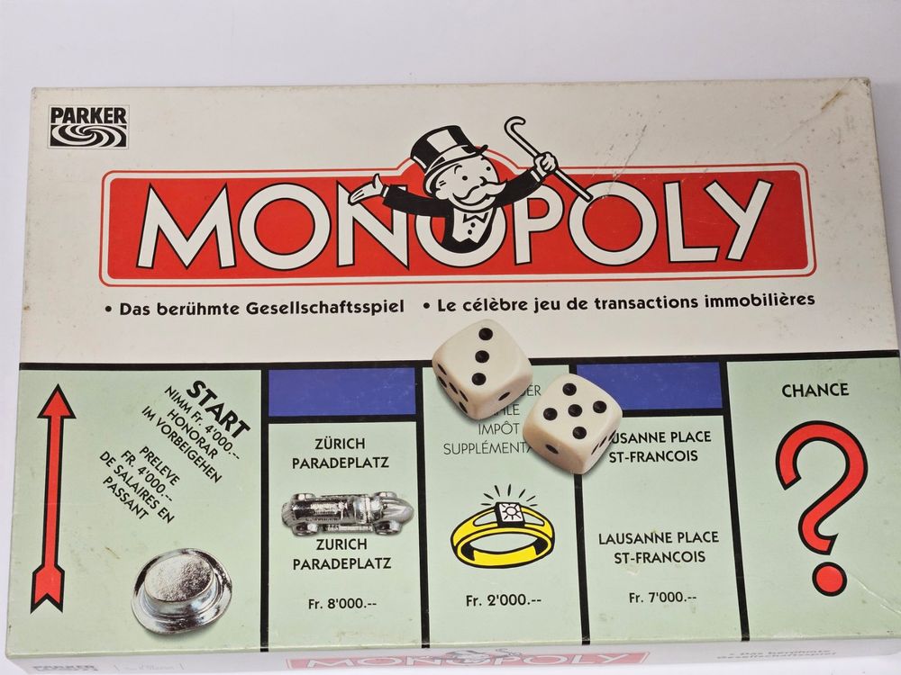 Monopoly Parker Brettspiel (Gebraucht) in Oberdorf BL für CHF 24.9 ...