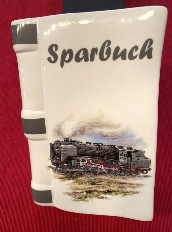 Spardose mit Dampflok Motiv Keramik (Gebraucht) in Wikon für CHF 1 – mit Lieferung auf Ricardo ...