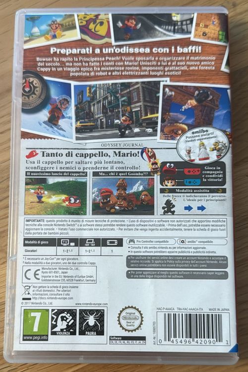 NINTENDO SWITCH SUPER MARIO ODYSSEY (Gebraucht) in Zürich für CHF 1 ...