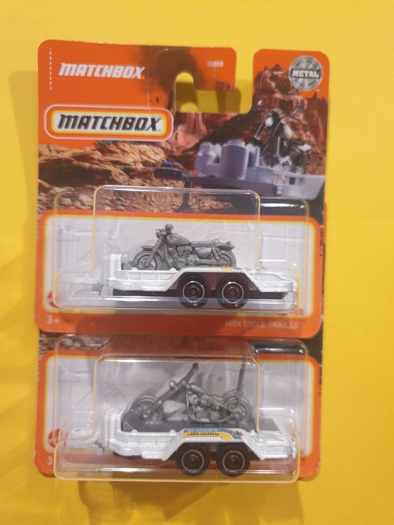2 x Matchbox MBX CYCLE TRAILER | Kaufen auf Ricardo
