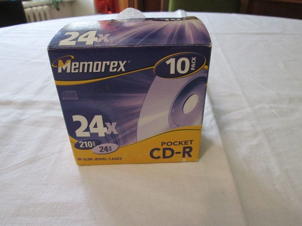 10 memorex cd-r compact disc recordable (Neu und originalverpackt) in ...