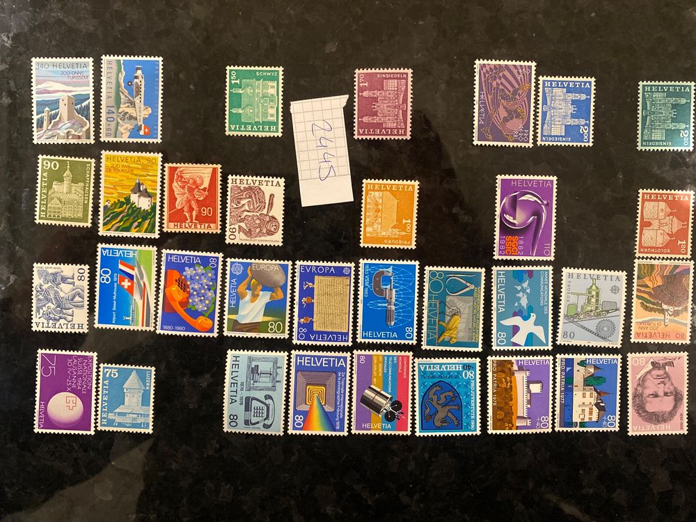 Frankaturware postfrisch ungestempelt Sammlung Lot 34.80Fr (Neu (gemäss Beschreibung)) in Wil SG ...