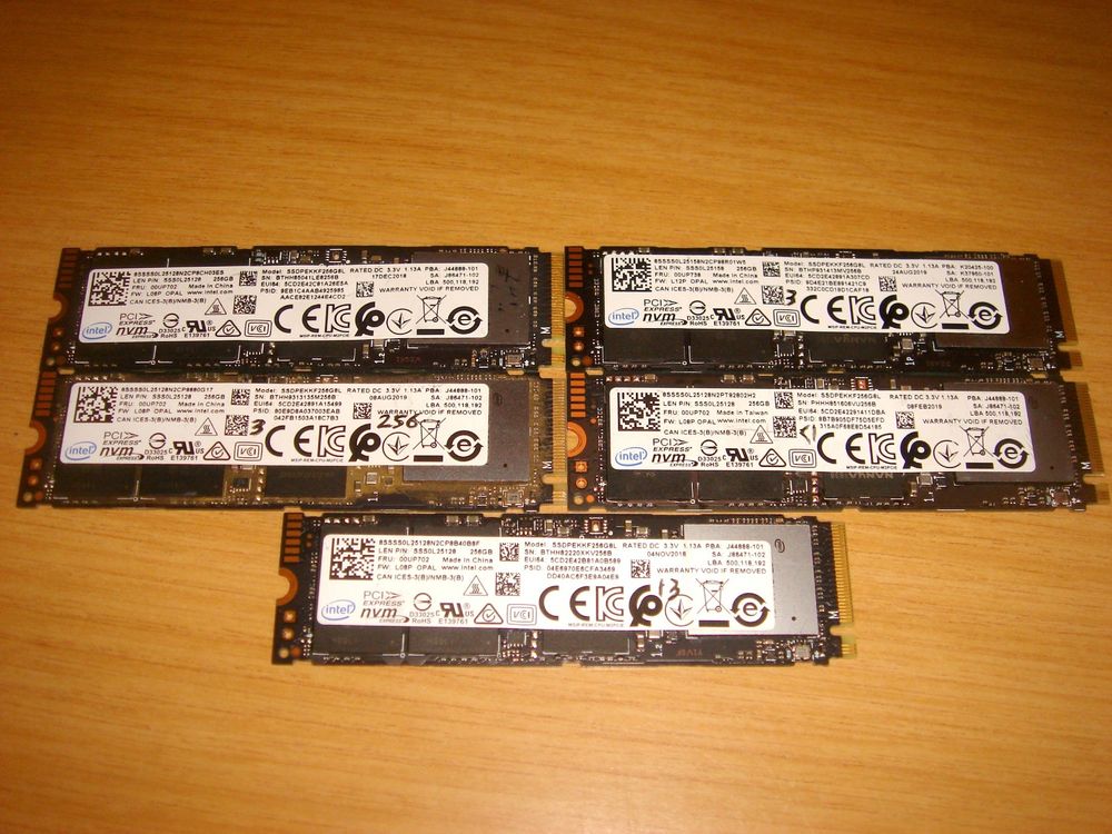 1 stück 265gb m.2 nvme ssd. Intel. getestet (D'occasion) à St. Gallen ...