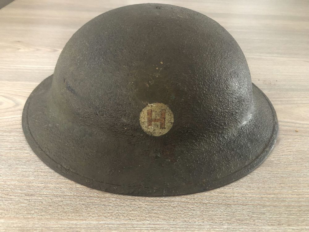 WWI / 1.WK US Helm M1917, 80th Division, 319th Inf, Coy H (Gebraucht) in für CHF 155 – mit ...
