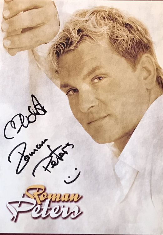 Roman Peters Autogramm signiert Foto 10x15cm (Gebraucht) in ...