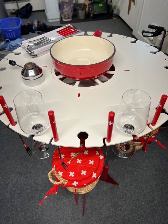 Fondue-Bar / Fondue-Tisch Swiss Finish (Gebraucht) in Sarmenstorf für ...