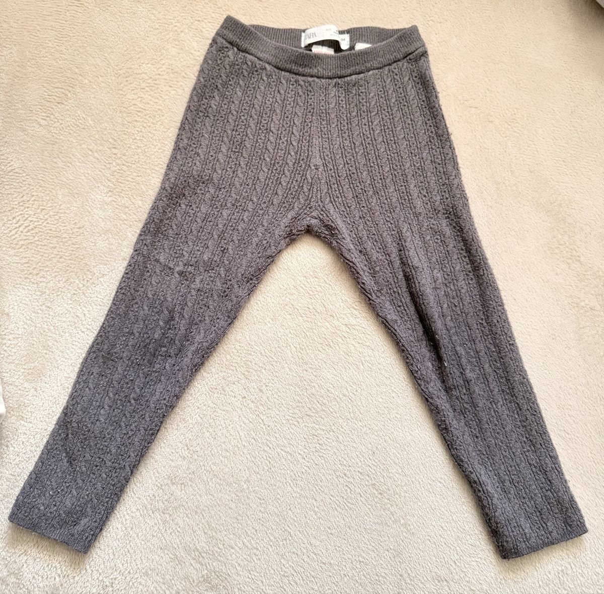 Zara Strickhose, Grau, Grösse 104 (4 Jahre) (Gebraucht) in Basel für ...